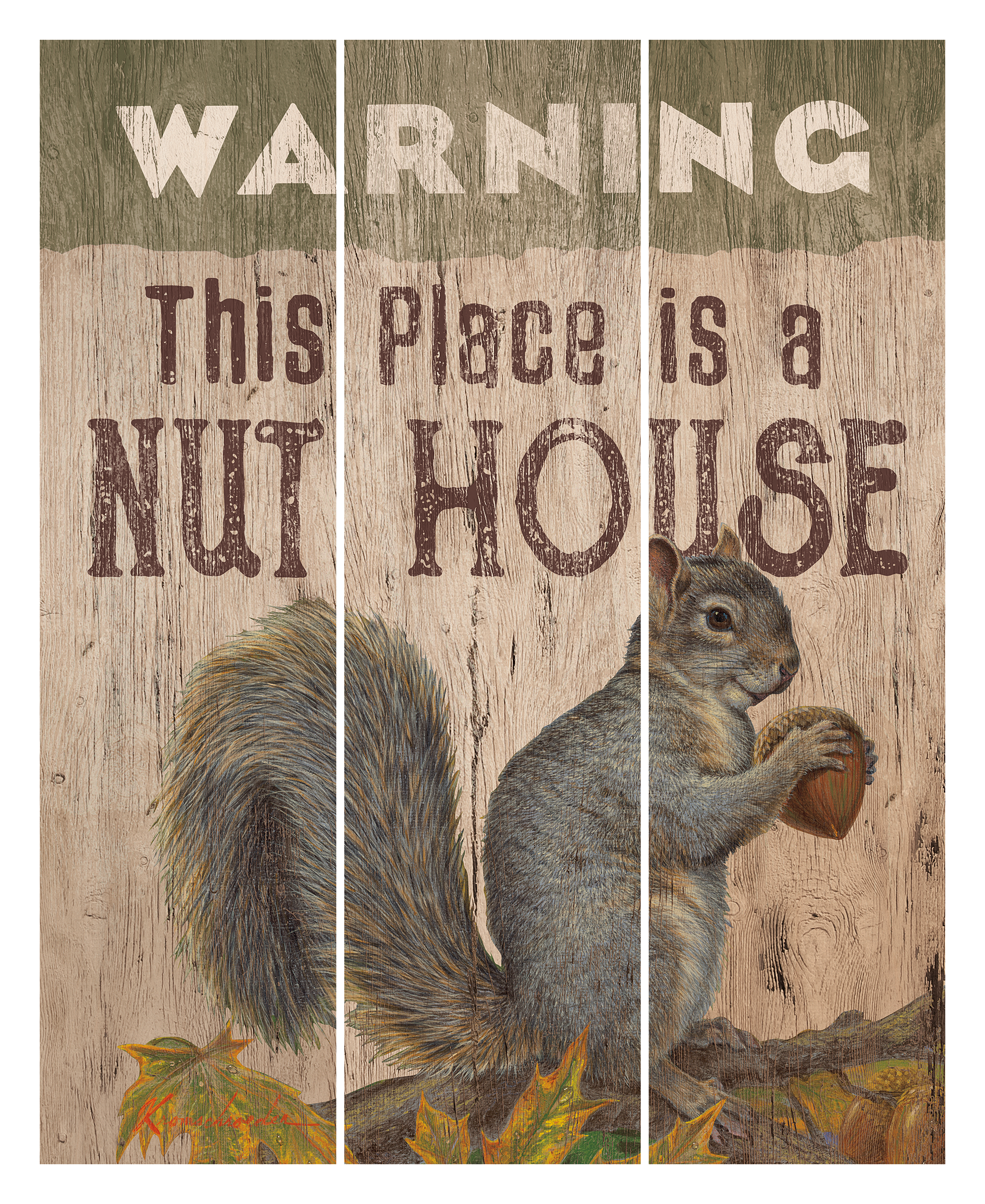 Wild Wings Nut House Squirrel Pallet Wood Sign by Lee Kromschroeder ...